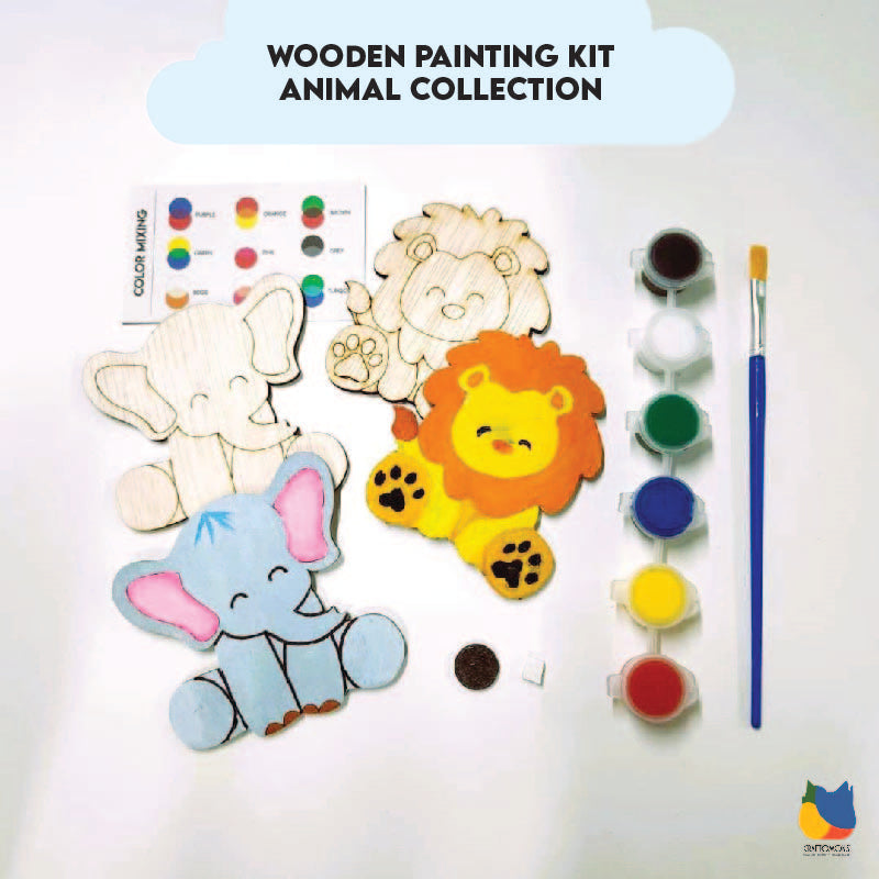 Wooden Animal Painting Kit (Pack of 2) – Poney Group